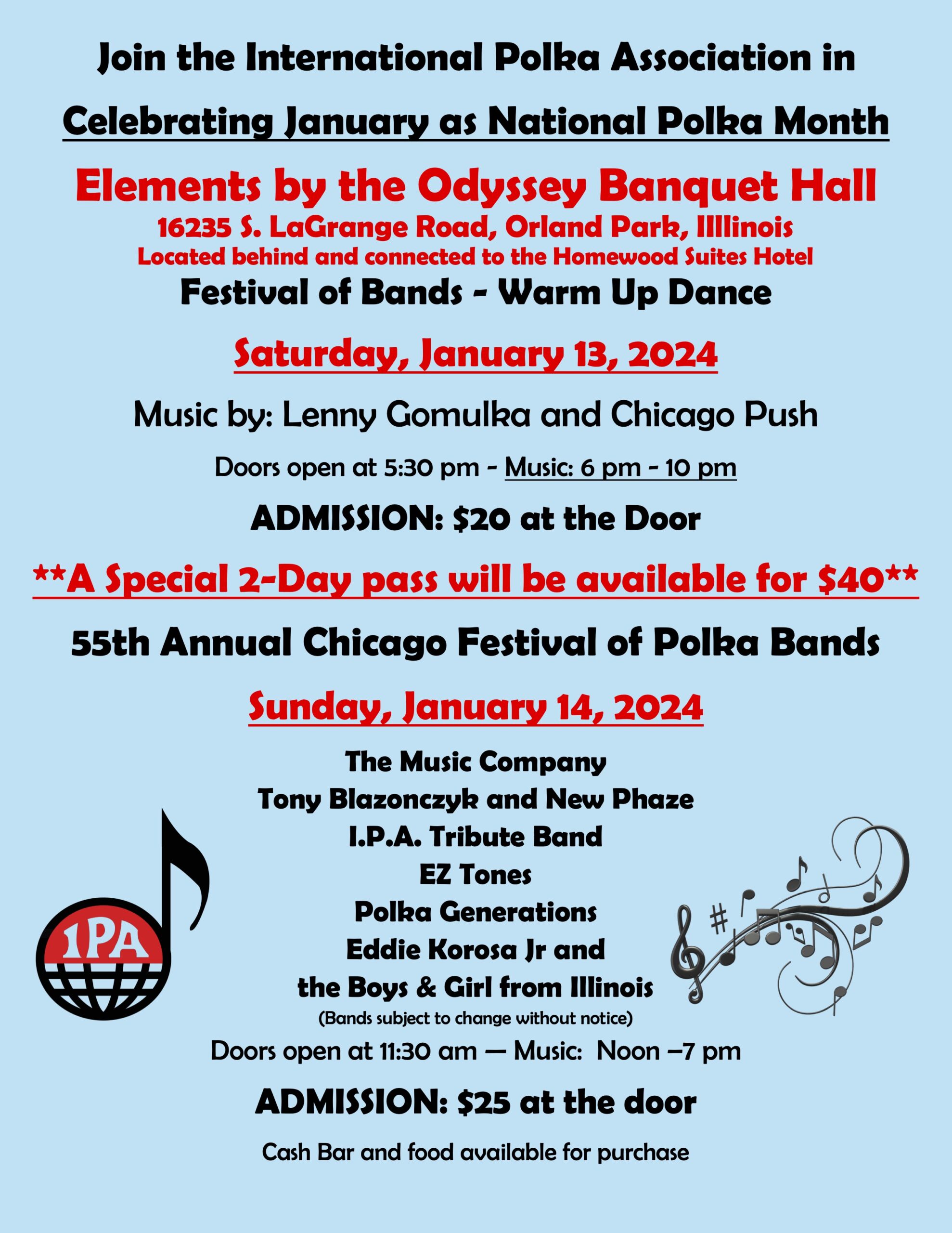 55th Annual Chicago Festival of Polka Bands – International Polka ...
